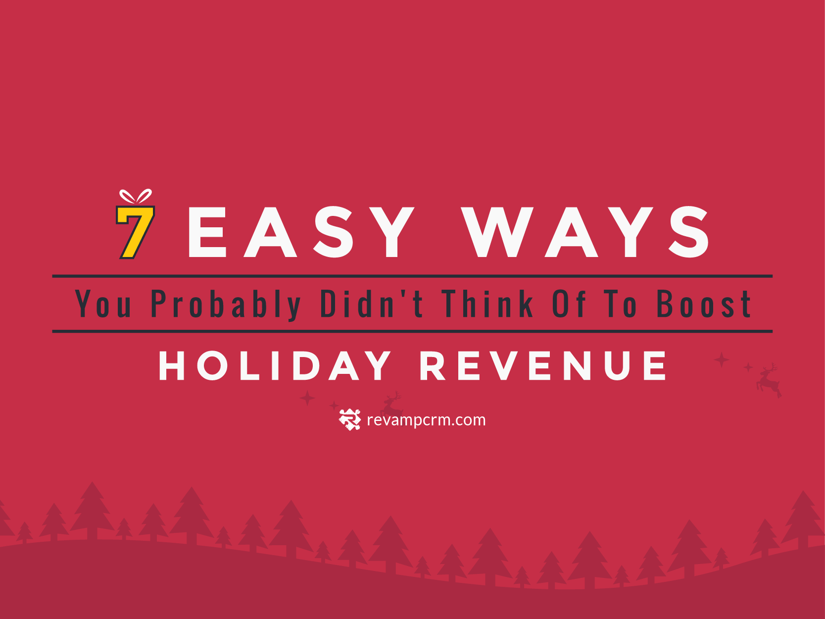 Tips & Tricks to Boost your Holiday Revenue [Infographic] | Revamp CRM