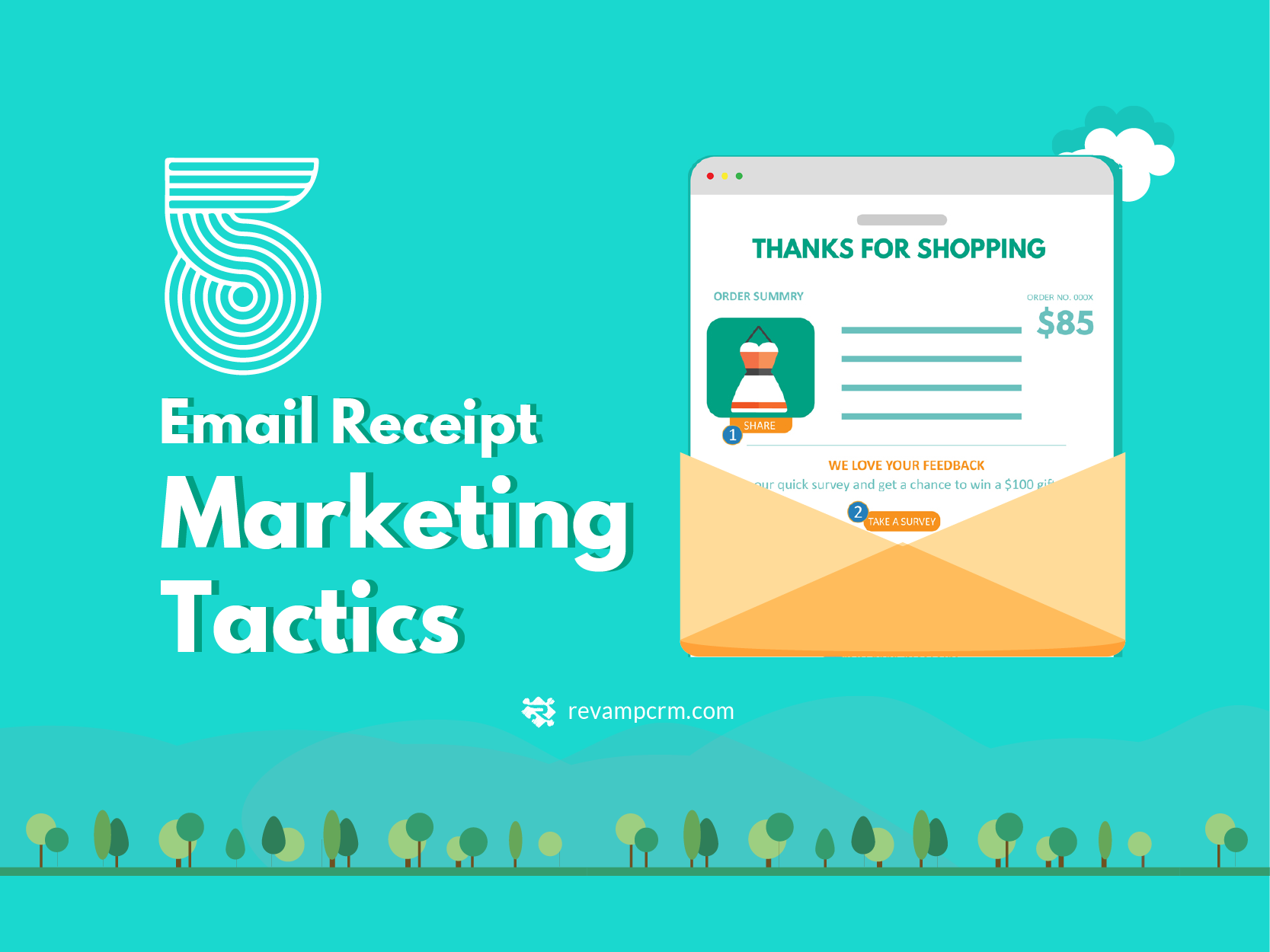 5 Email Receipt Marketing Tactics [ Infographic ] | Revamp CRM