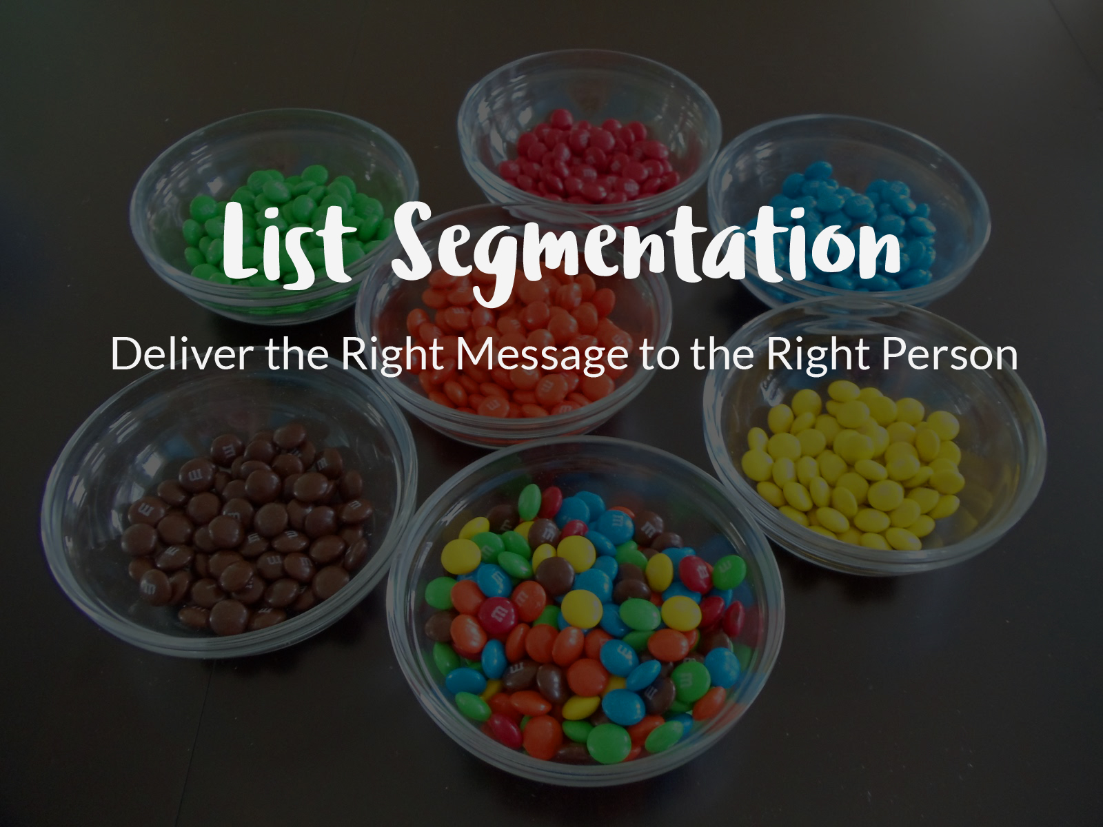List Segmentation : Deliver the Right Message to the Right Person